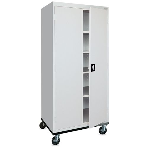 Mobile General Storage Cabinet - 36" x 24" x 78", Dove Gray | BLICK Art ...