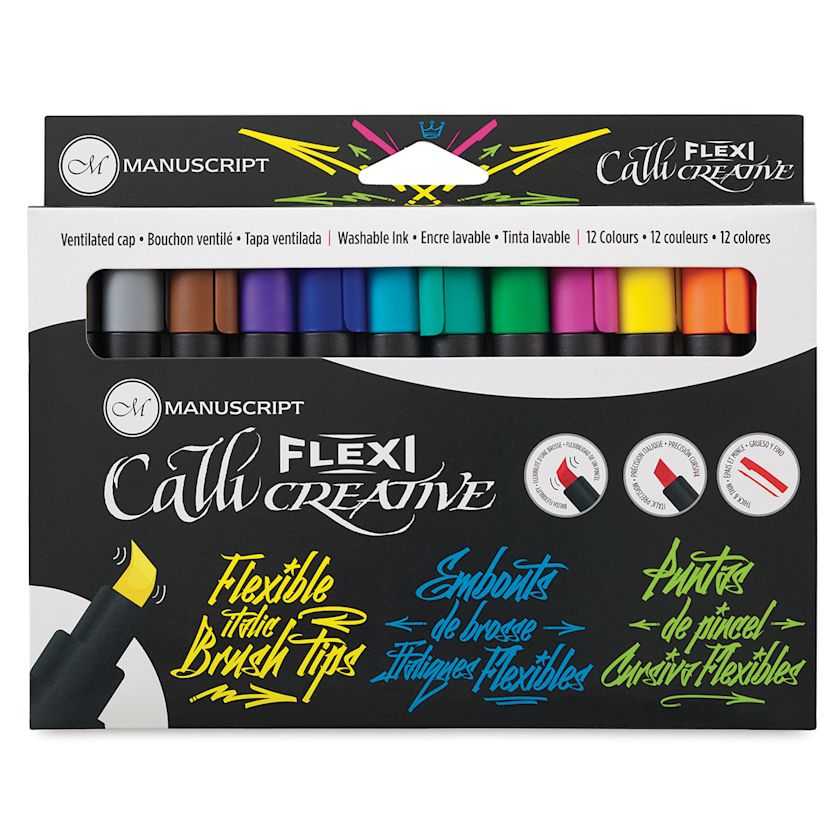 Manuscript Callicreative Flexi Tip Markers | BLICK Art Materials