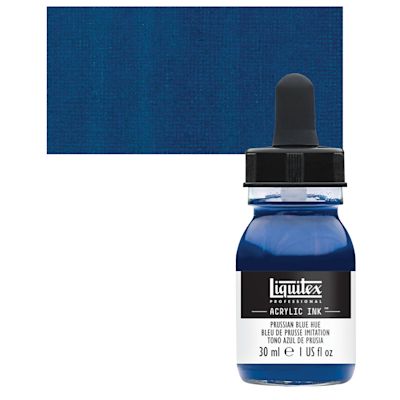Liquitex Professional Acrylic Ink - 30 ml, Prussian Blue Hue | BLICK ...