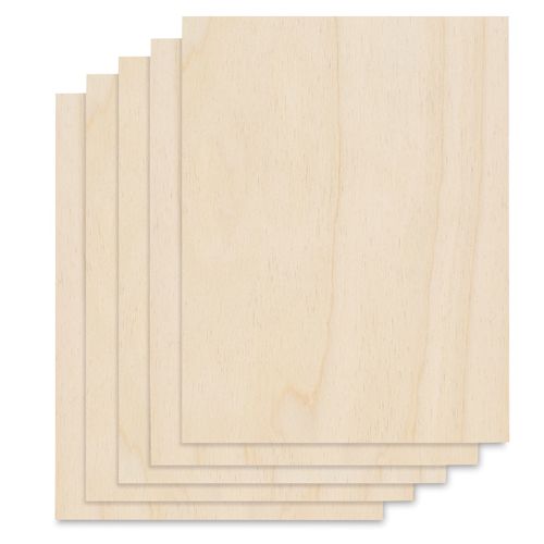 Birch Panel Pack - 11" x 14" x 1/8", Pkg of 5 | BLICK Art Materials