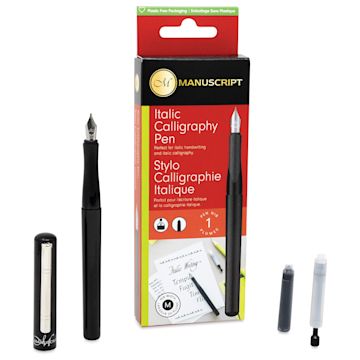 Manuscript Calligraphy Fountain Pen - Italic Set | BLICK Art Materials