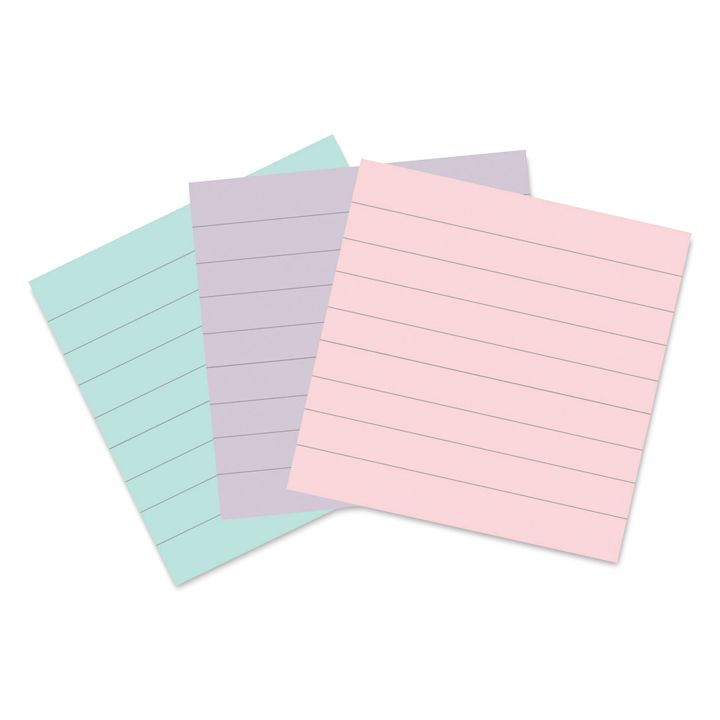 Post-it Recycled Super Sticky Notes - Wanderlust Pastels Collection, 4 ...