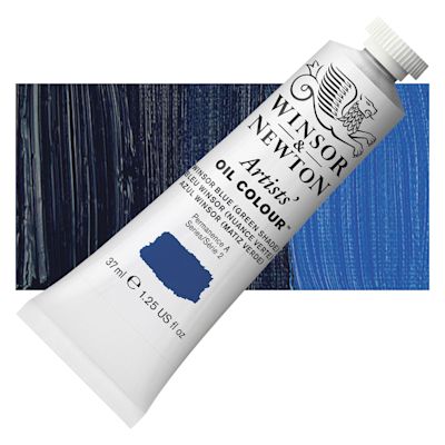 Winsor & Newton Artists' Oil Color - Winsor Blue (Green Shade), 37 ml ...