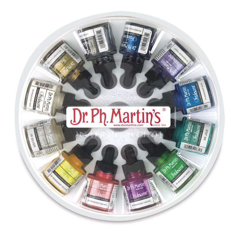 Dr. Ph. Martin's Iridescent Calligraphy Inks and Sets | BLICK Art Materials