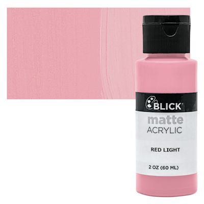 Blick Matte Acrylic - Red Light, 2 oz bottle | BLICK Art Materials