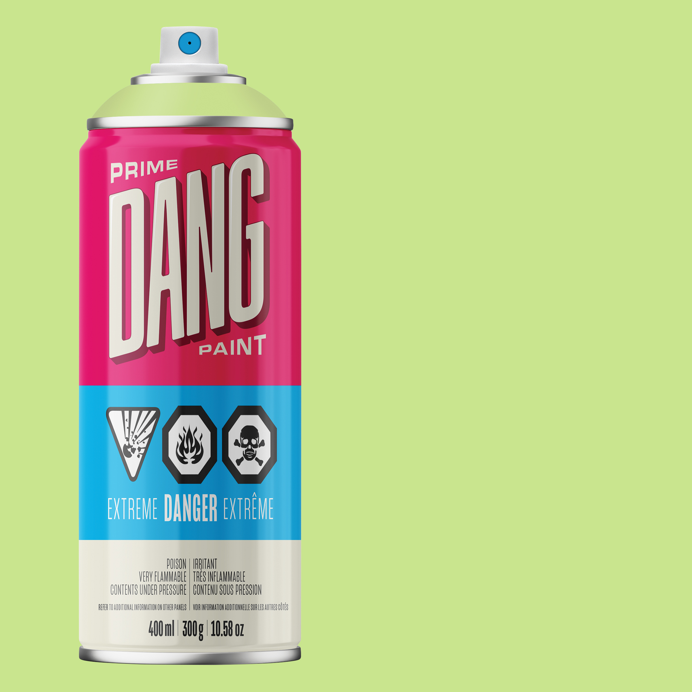 Dang Prime Spray Paint - Melon Green, 400 ml | BLICK Art Materials