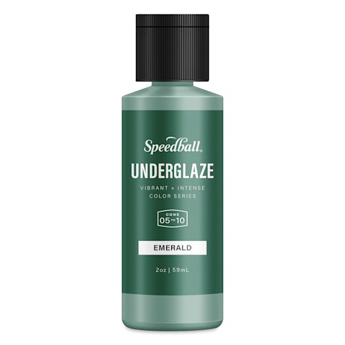 Speedball Ceramic Underglaze - Emerald, 2 oz | BLICK Art Materials