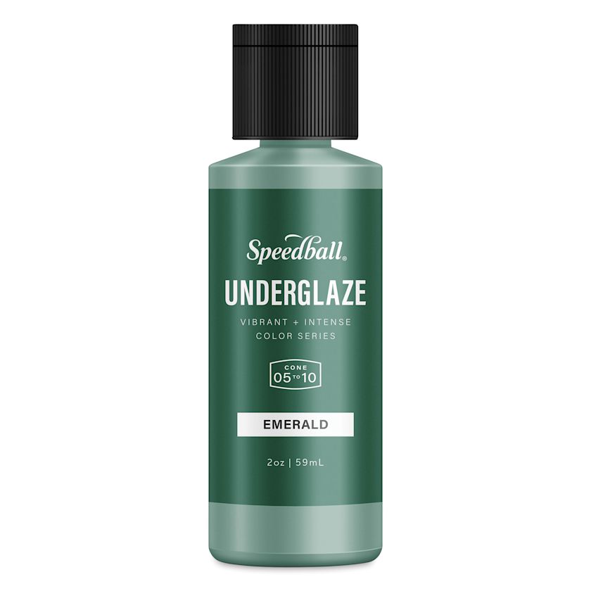 Speedball Ceramic Underglaze - Emerald, 2 oz | BLICK Art Materials