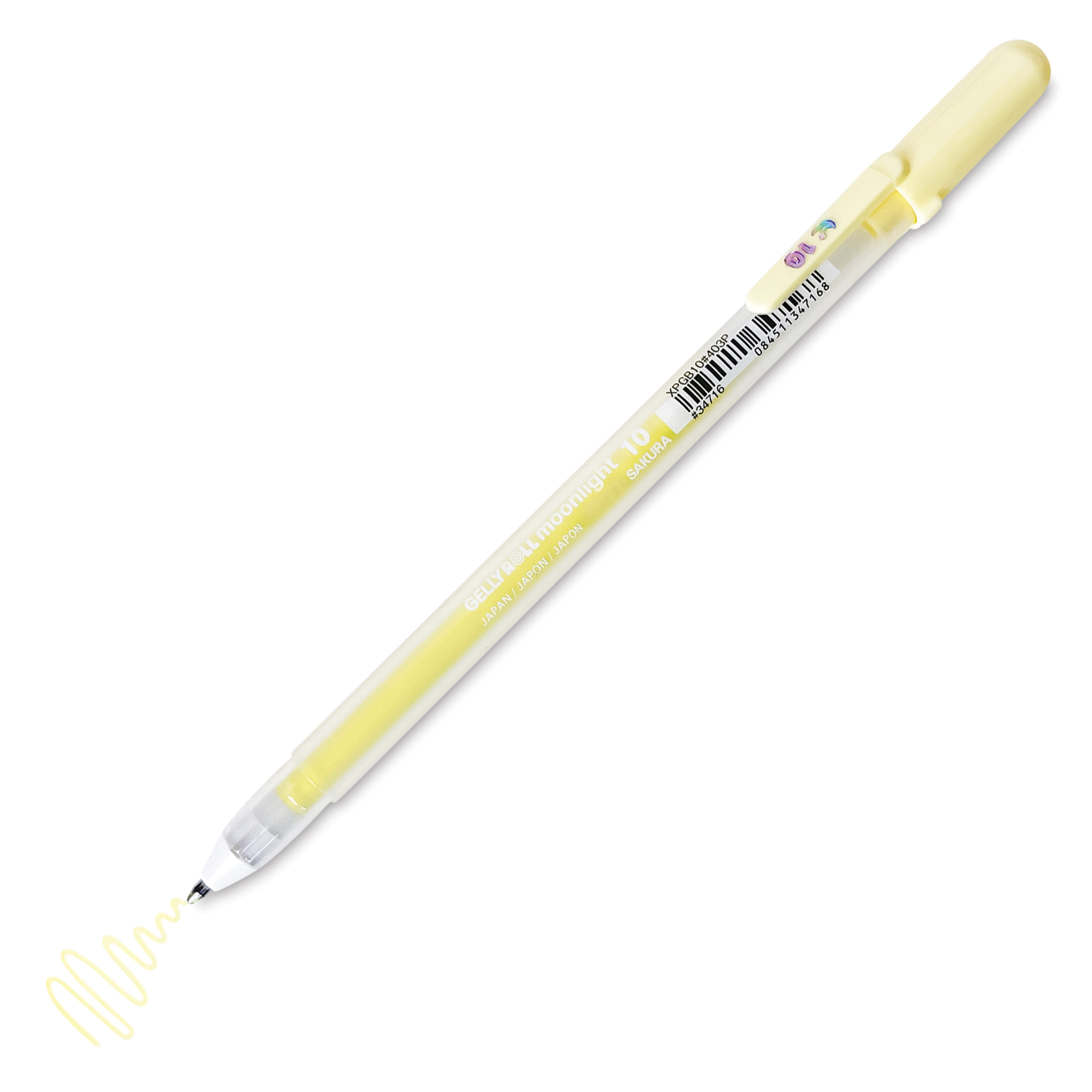 Sakura Gelly Roll Moonlight Pen - Pastel Yellow, Bold Point | BLICK Art ...