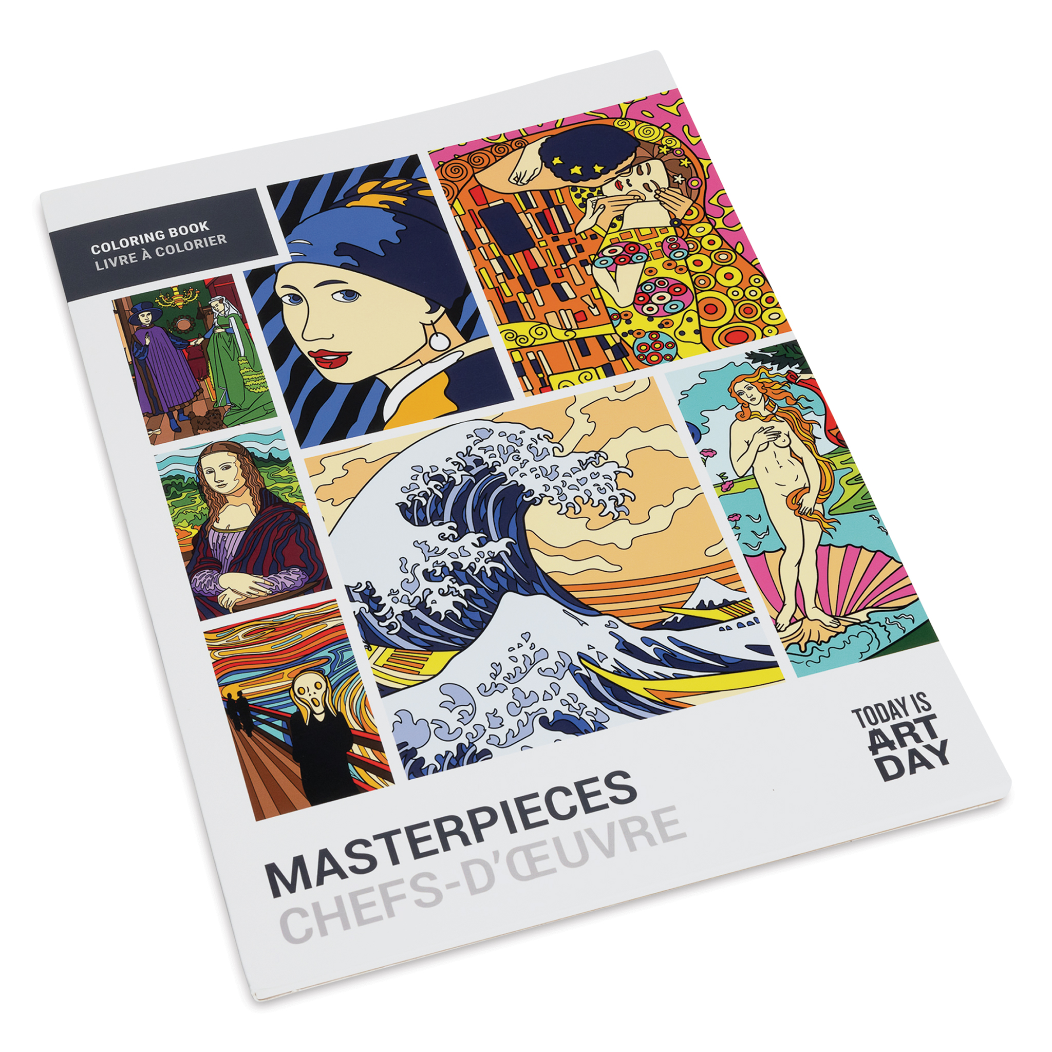 Today Is Art Day Art History Coloring Book - Masterpieces | BLICK Art ...