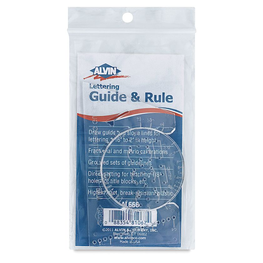 Alvin Ames Lettering Guide | BLICK Art Materials
