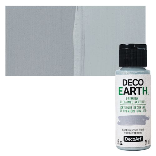 DecoArt DecoEarth Premium Reclaimed Acrylic Paint - Cool Grey, 2 oz ...