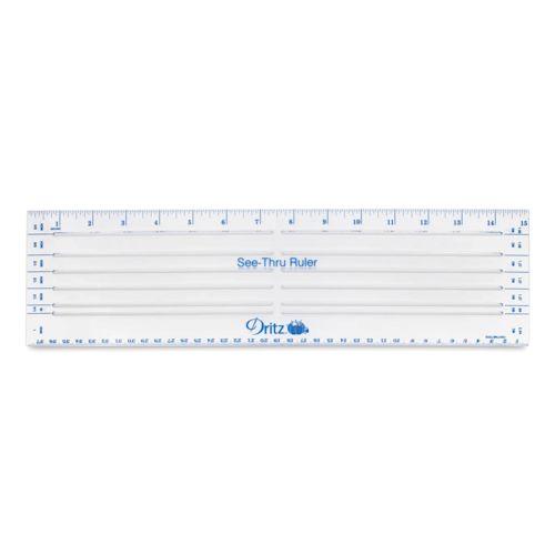 Dritz See-Thru Dressmaker’s Ruler | BLICK Art Materials