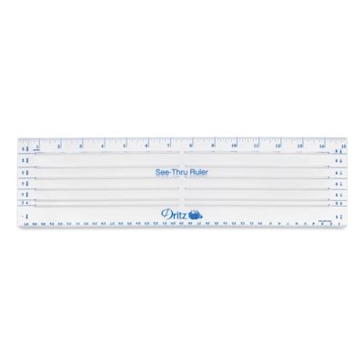 Dritz See-Thru Dressmaker’s Ruler - 4" x 15" | BLICK Art Materials