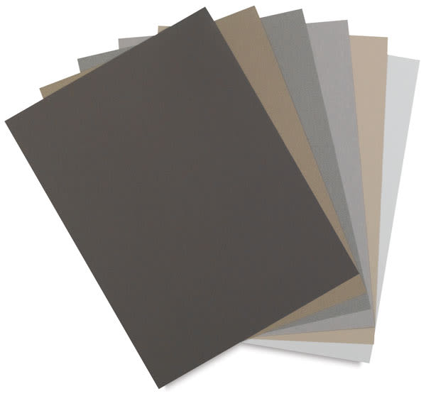 Canson Mi Teintes Drawing Papers - 12" x 16", Gray Tone, Pad, 24 Sheets ...