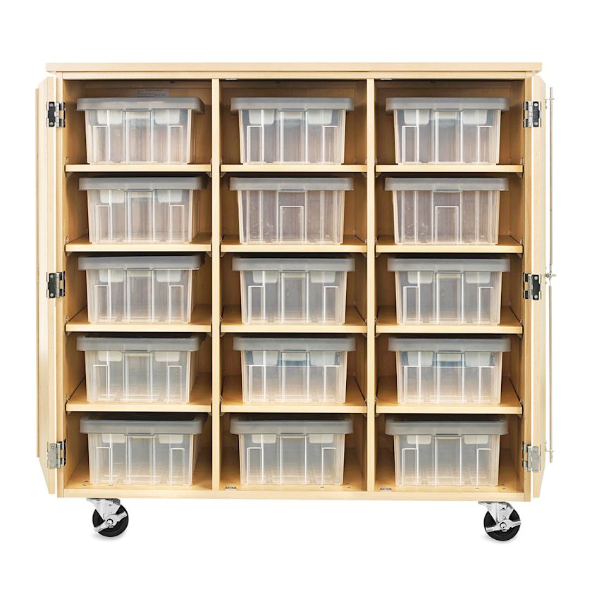 Diversified Spaces Robotics Tote Storage Cabinet - 48" Wide | BLICK Art ...