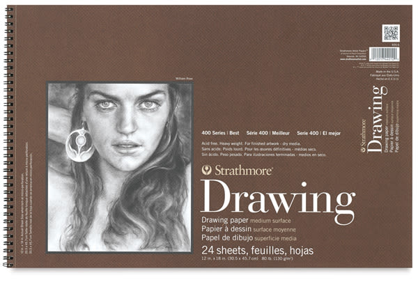 Strathmore 400 Series Drawing Paper Pad - 12" x 18", 24 Sheets | BLICK ...