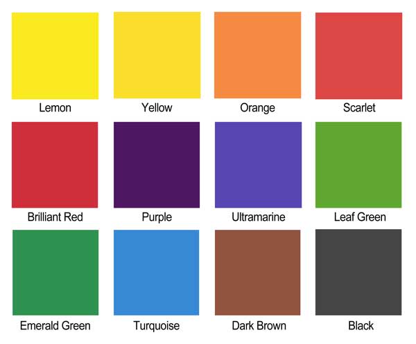 Brusho Crystal Colours - Set of 12 Assorted Colors, 15 g, pots | BLICK ...