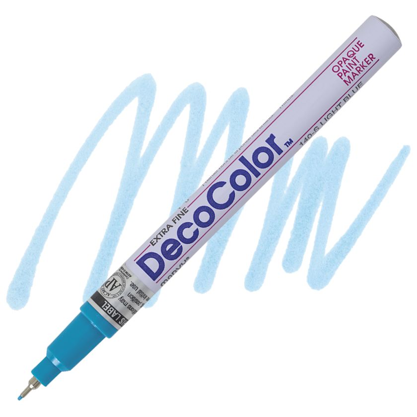 Decocolor Paint Marker - Light Blue, Extra Fine Tip | BLICK Art Materials