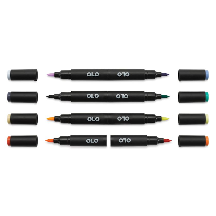 Olo Dual-Tip Markers and Sets | BLICK Art Materials