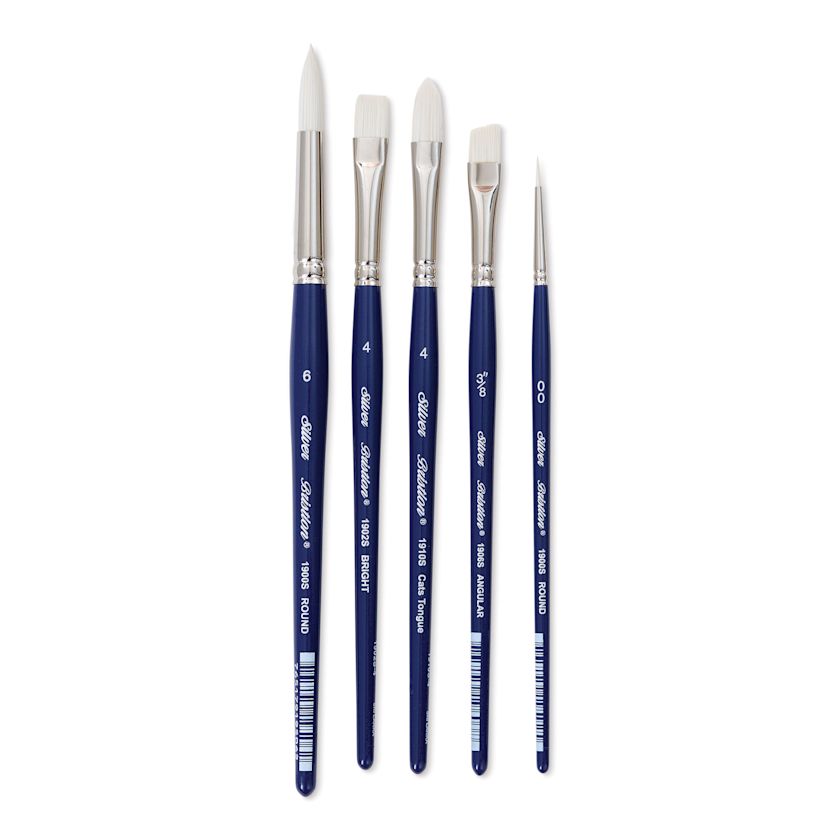 Silver Brush Bristlon Synthetic Brushes and Sets | BLICK Art Materials