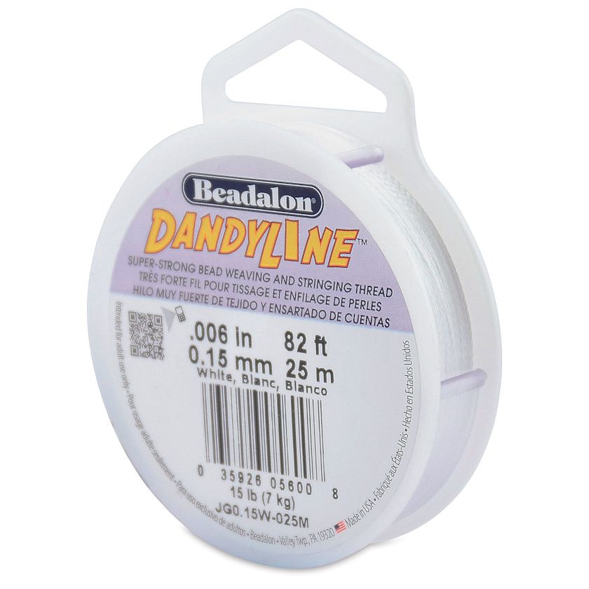 Beadalon Dandyline Synthetic Beading Thread | BLICK Art Materials