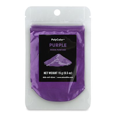 PolyColor Resin Pigment Powder - Purple, 15 g | BLICK Art Materials