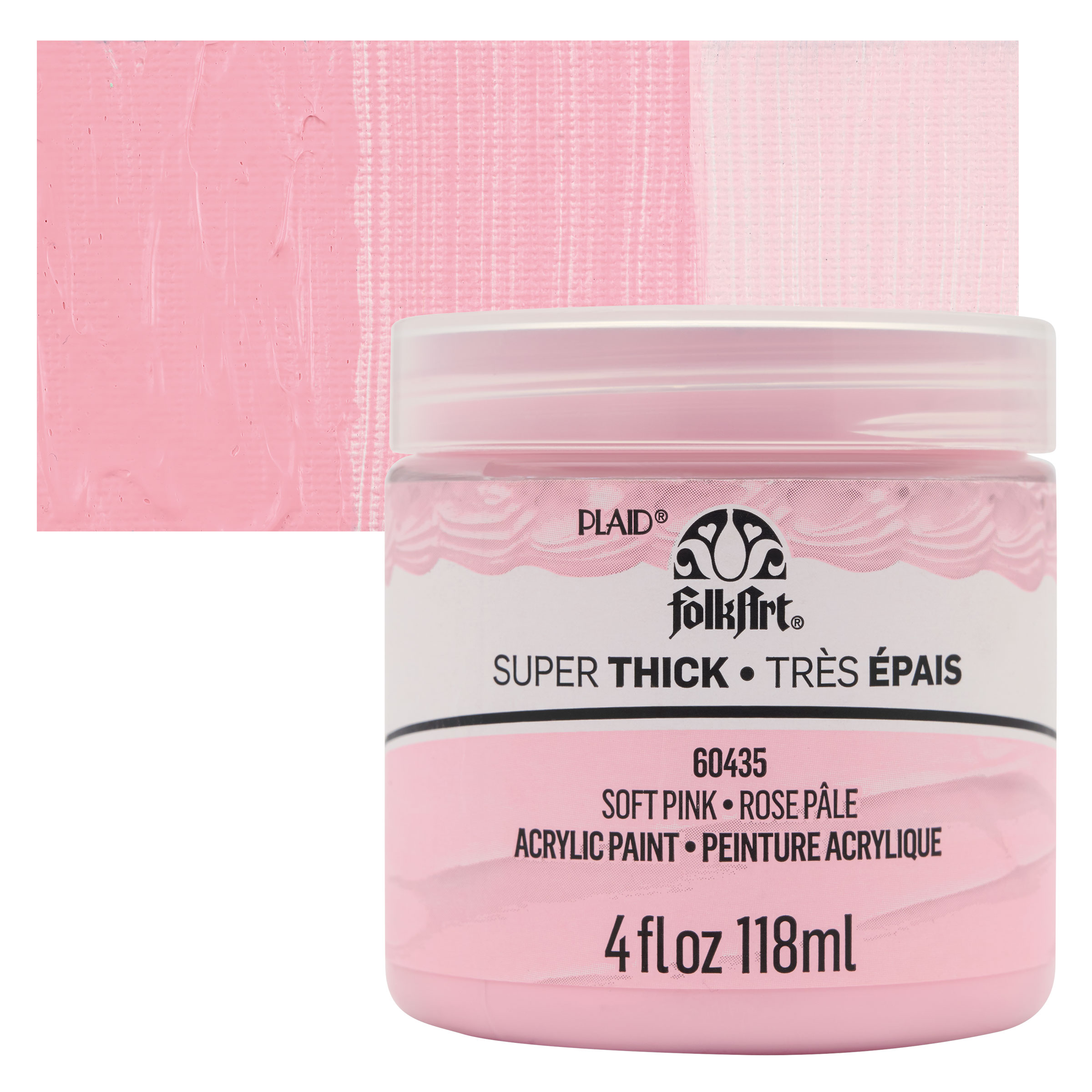 FolkArt Super Thick Acrylic Paint - Soft Pink, 4 oz jar | BLICK Art ...