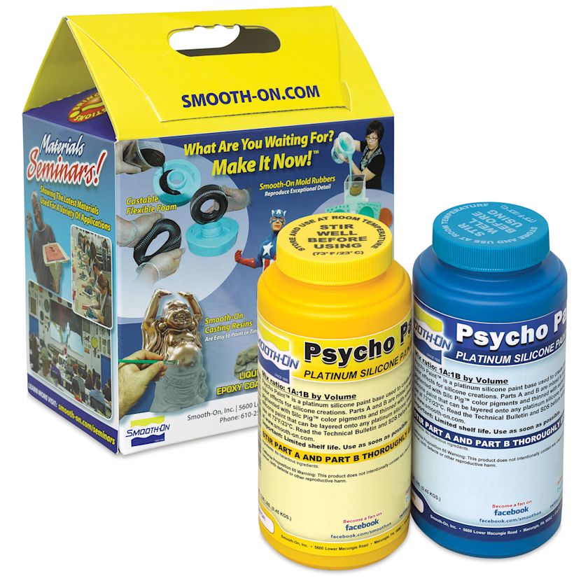 Smooth-On Psycho Paint Platinum Silicone Paint Base | BLICK Art Materials