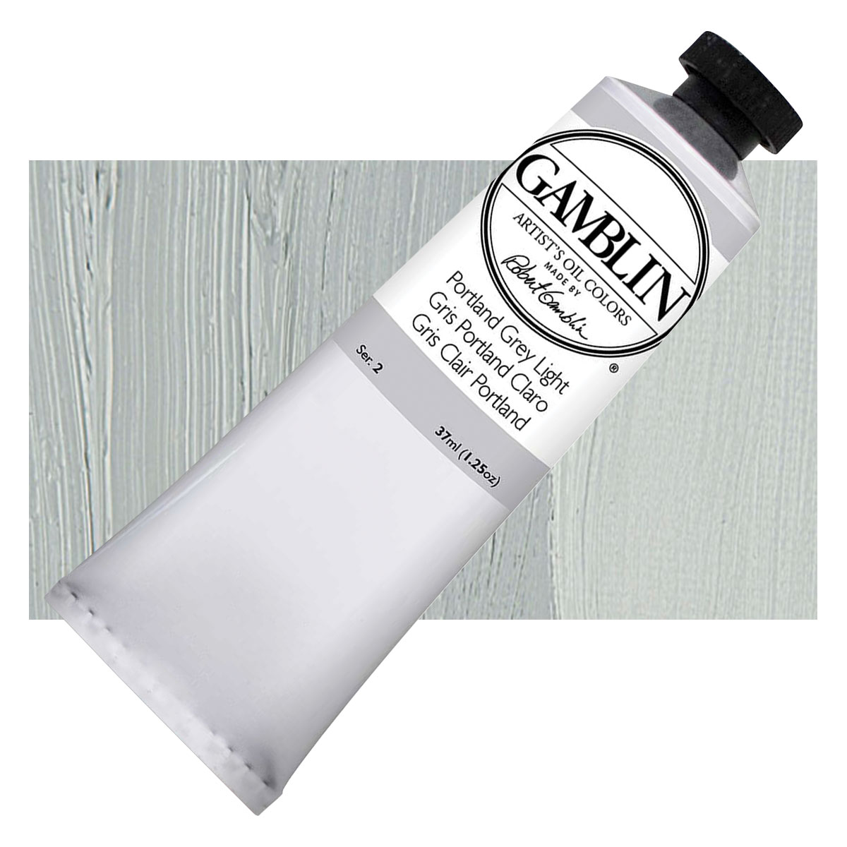 Gamblin Artist's Oil Color - Portland Gray Light, 37 ml tube | BLICK ...