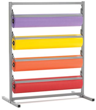 Paper Rack - 36", Standing, 4 Roll Unit | BLICK Art Materials