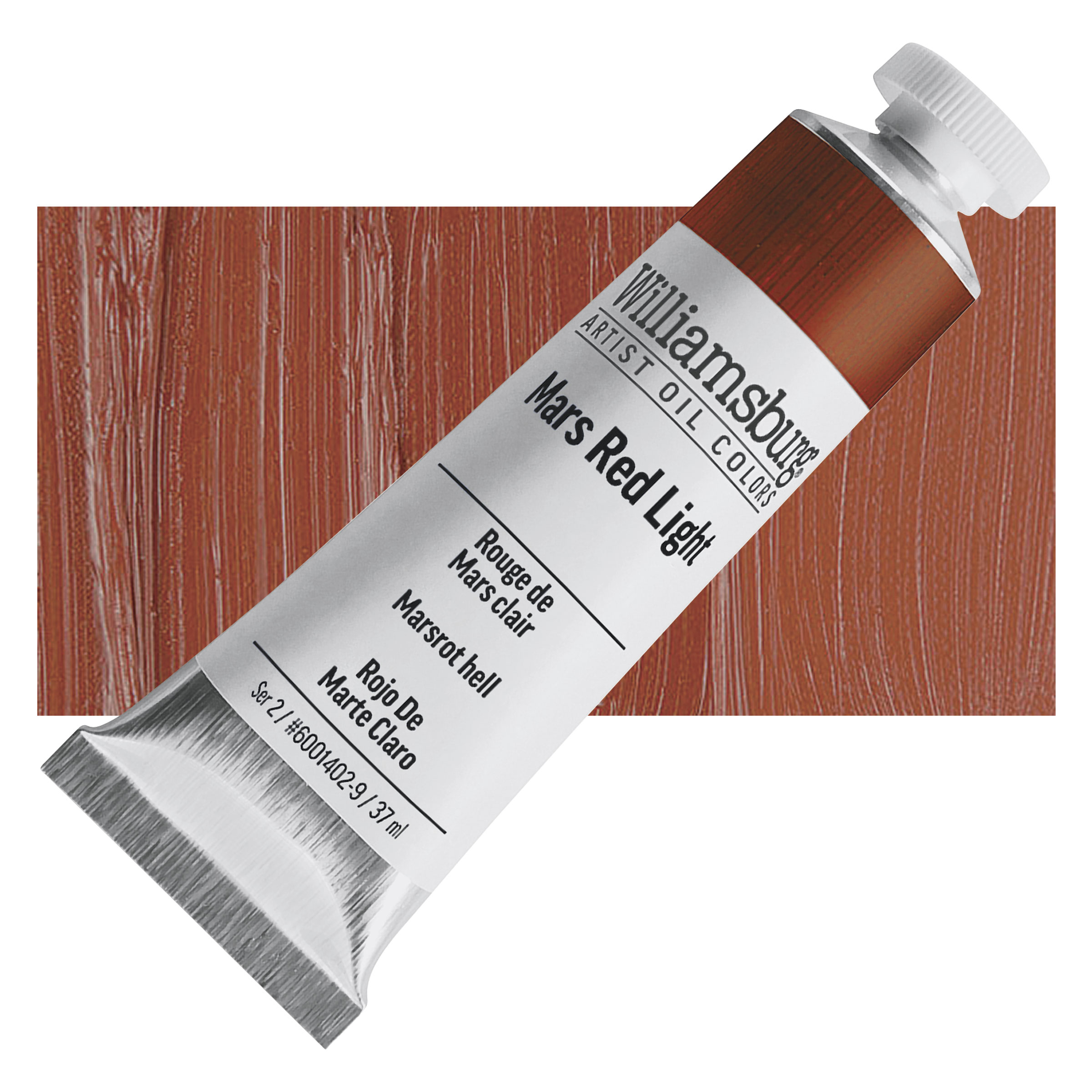 Williamsburg Handmade Oil Paint - Mars Red Light, 37 ml tube | BLICK ...