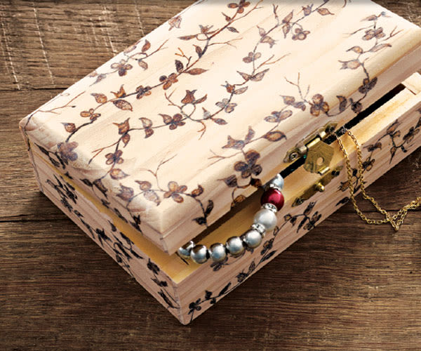 Woodburned Box - Project Idea | BLICK Art Materials