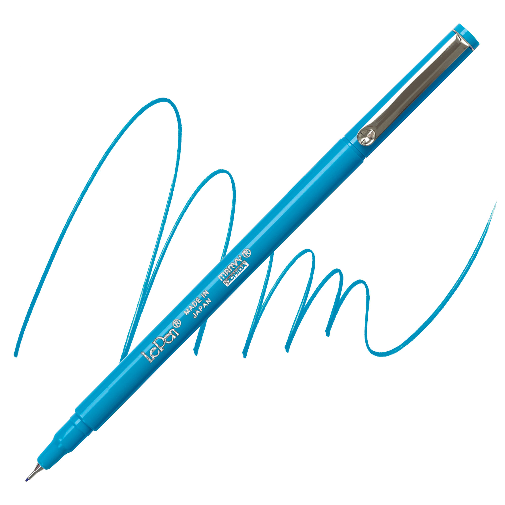 Marvy Uchida LePen Fine Line Marker - Light Blue | BLICK Art Materials