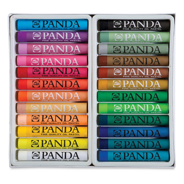 Talens Panda Oil Pastels - Assorted Colors, Set of 24 | BLICK Art Materials