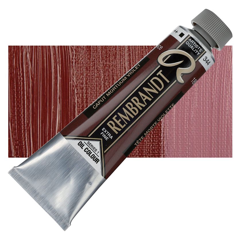 Rembrandt Artists' Oil Color - Caput Mortuum Violet, 40 ml tube | BLICK ...