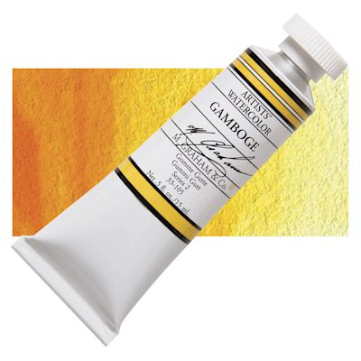M. Graham Artists' Watercolor - Gamboge, 15 ml tube | BLICK Art Materials