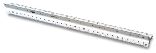 Alvin Scholastic Triangular Scale - 12", Engineering | BLICK Art Materials