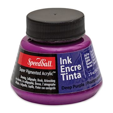 Speedball Calligraphy Ink - 2 oz, Deep Purple | BLICK Art Materials