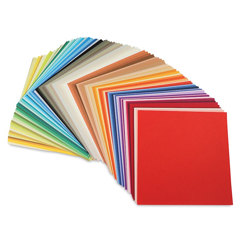 Yasutomo Pure Origami Paper - 5-7/8" x 5-7/8" Sheets, Assorted Colors, Pkg of 100 | BLICK Art ...
