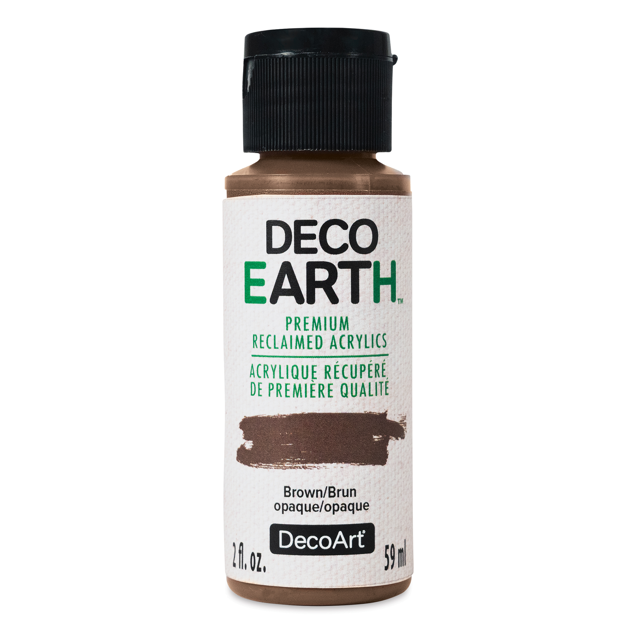 DecoArt DecoEarth Premium Reclaimed Acrylic Paint - Brown, 2 oz | BLICK ...