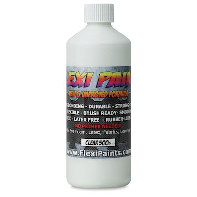 Flexi Paint Waterbased Flexible Cosplay Paint - Clear, 500 g (17.6 oz ...