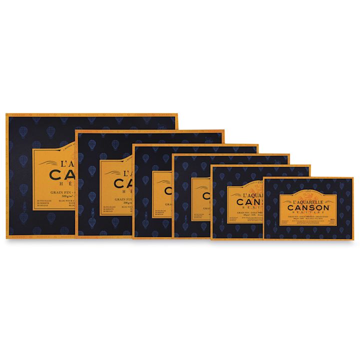 L'Aquarelle Canson Héritage Watercolor Blocks | BLICK Art Materials