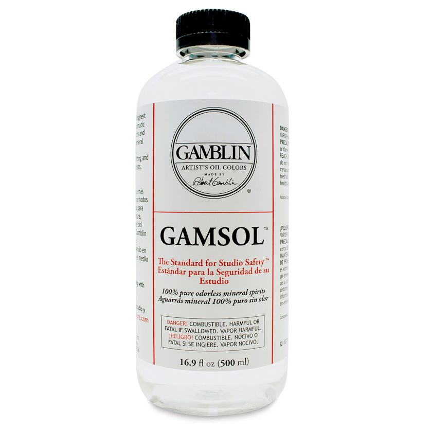 Gamblin Gamsol Odorless Mineral Spirits - 16.9 oz bottle | BLICK Art ...