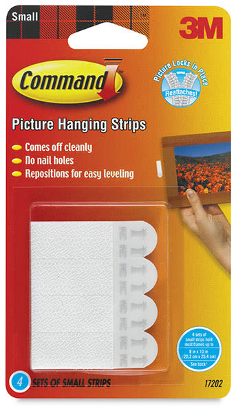 Command Picture Hanging Strips | BLICK Art Materials