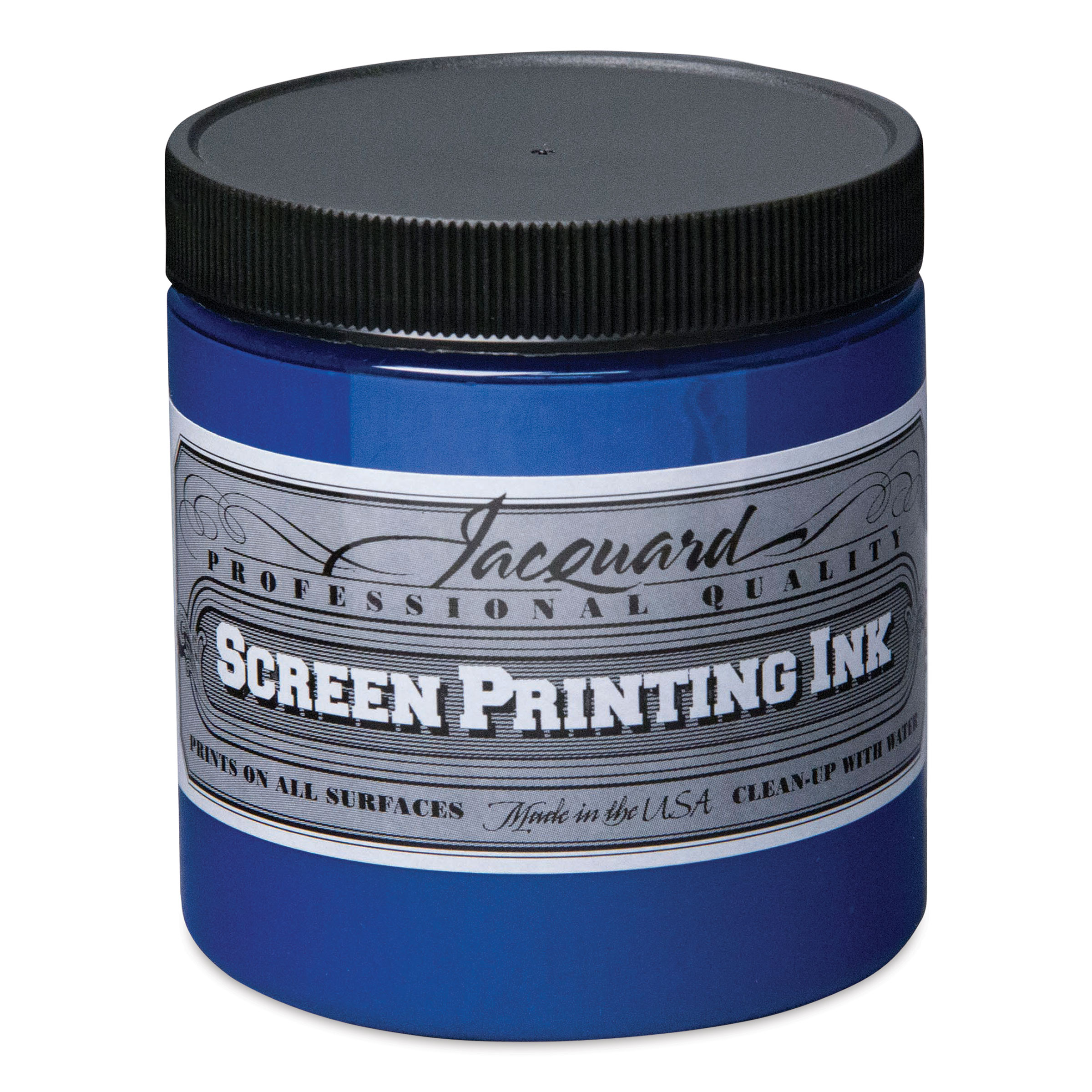 Jacquard Screen Printing Ink - Process Cyan, 8 oz | BLICK Art Materials