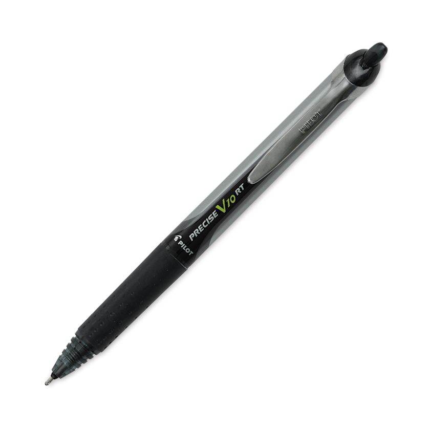 Pilot Precise V10 Retractable Pen - 1.0 mm, Black, Bold | BLICK Art ...