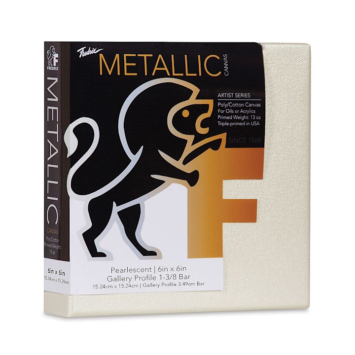 Fredrix Metallic Stretched Canvas | BLICK Art Materials