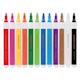 Magic Stix Washable Acrylic Markers - Assorted Color, Set of 12 | BLICK ...