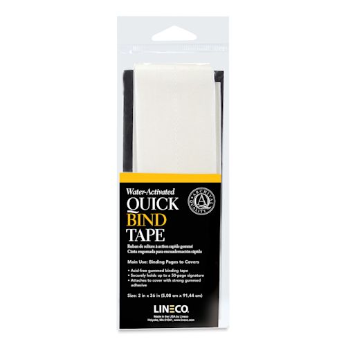 Lineco Water-Activated Quick Bind Tape | BLICK Art Materials
